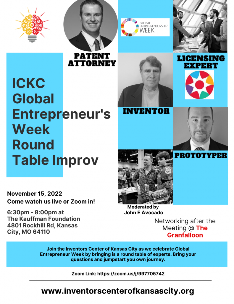 ICKC Global Entrepreneur's Week Round Table Improv - Inventors Center ...